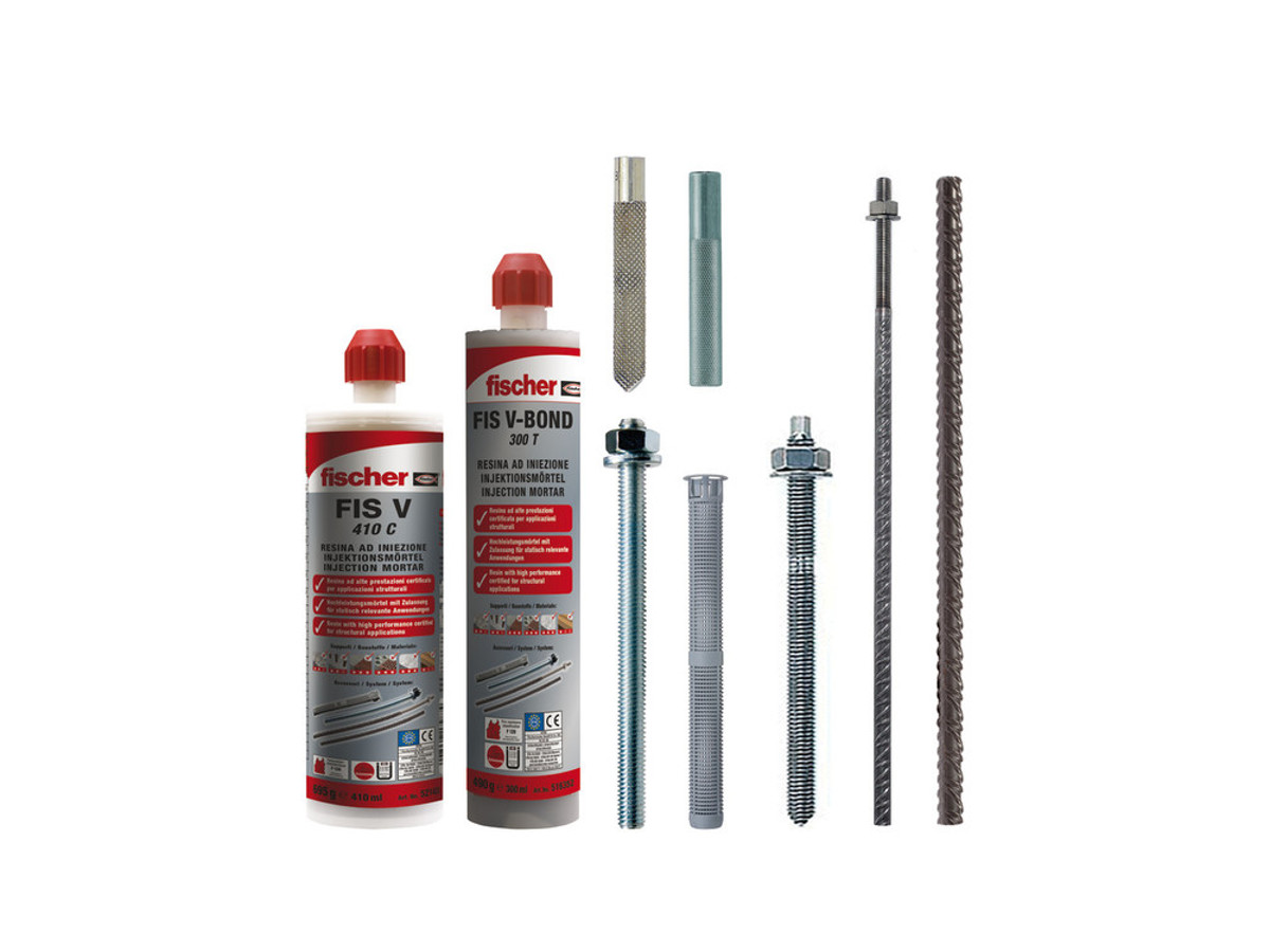 FIS V / FIS V-BOND resina a iniezione certificata per ancoraggi in calcestruzzo fessurato ...